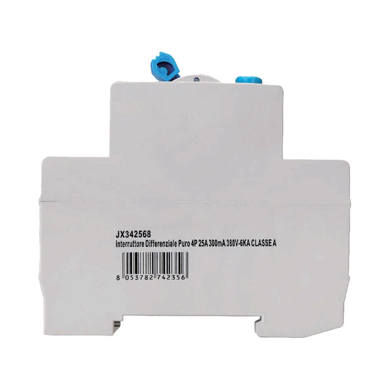 ETTROIT RCCB Interruttore Differenziale Puro Tipo A 3P+N 4M 6000A 300mA 25A